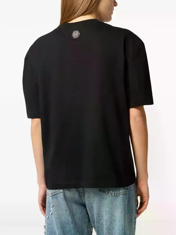 Philipp Plein Crystal-embellished T-shirt - Black
