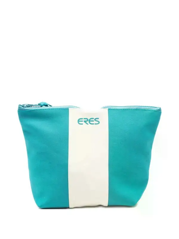 ERES Stripe Zip Pouch - Blue