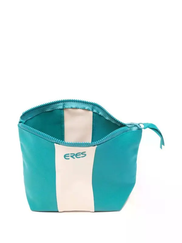 ERES Stripe Zip Pouch - Blue