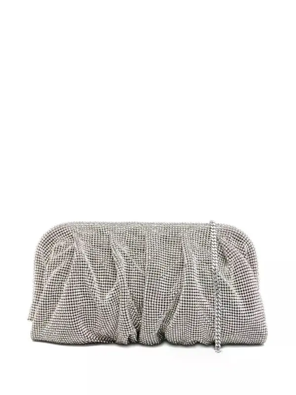Benedetta Bruzziches Crystal-embellished Clutch - Silver
