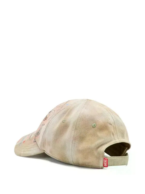 DIESEL Graphic Print Cap