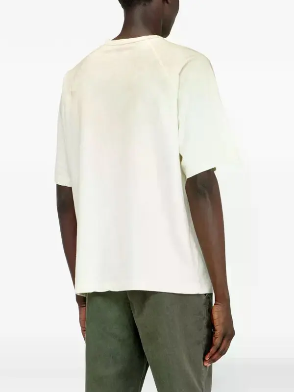 DIESEL® T-shirt With Crest Graphic - Neutrals