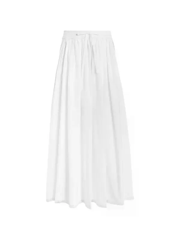 Dolce & Gabbana Pleated Poplin Skirt