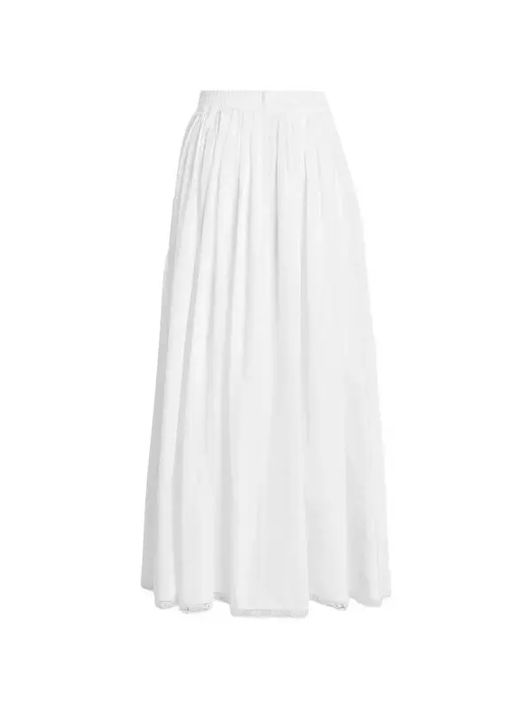 Dolce & Gabbana Pleated Poplin Skirt