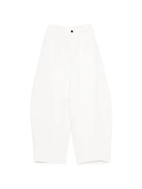 Sacai Button-fastening High-waisted Trousers
