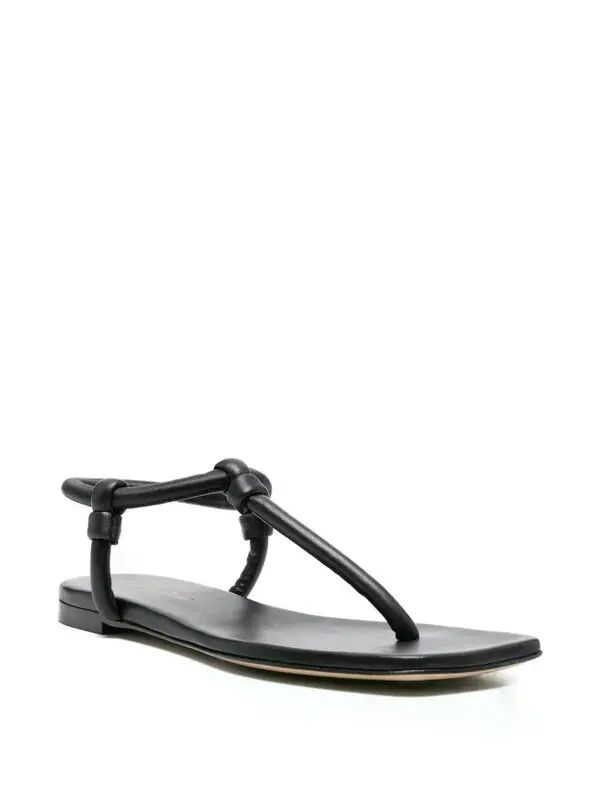 GIANVITO ROSSI Knotted Flat Sandals