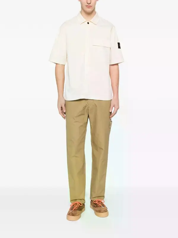 Stone Island Logo Patch Chinos