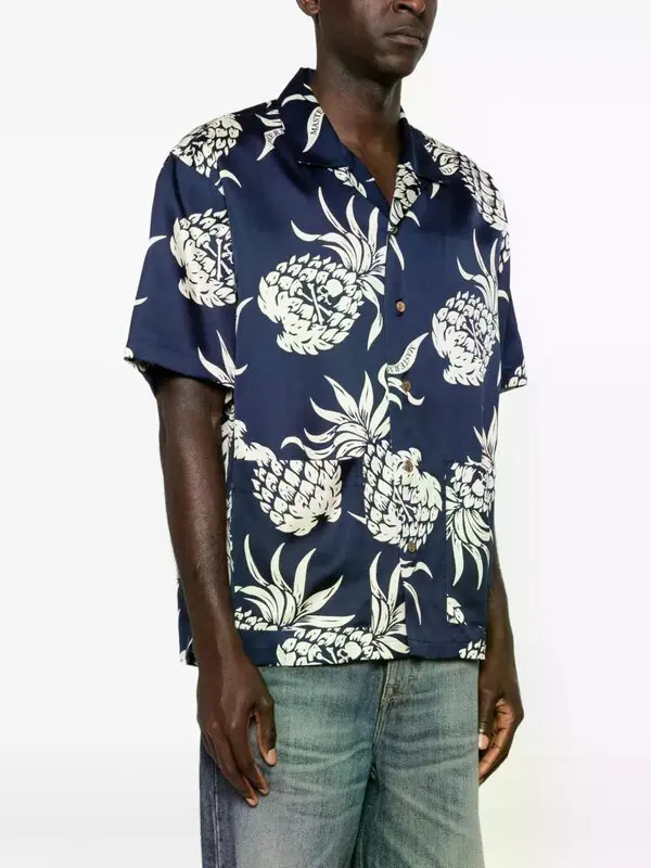 MASTERMIND WORLD Pineapple-pattern Shirt