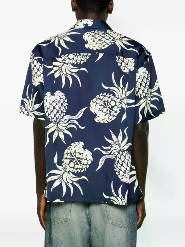 MASTERMIND WORLD Pineapple-pattern Shirt