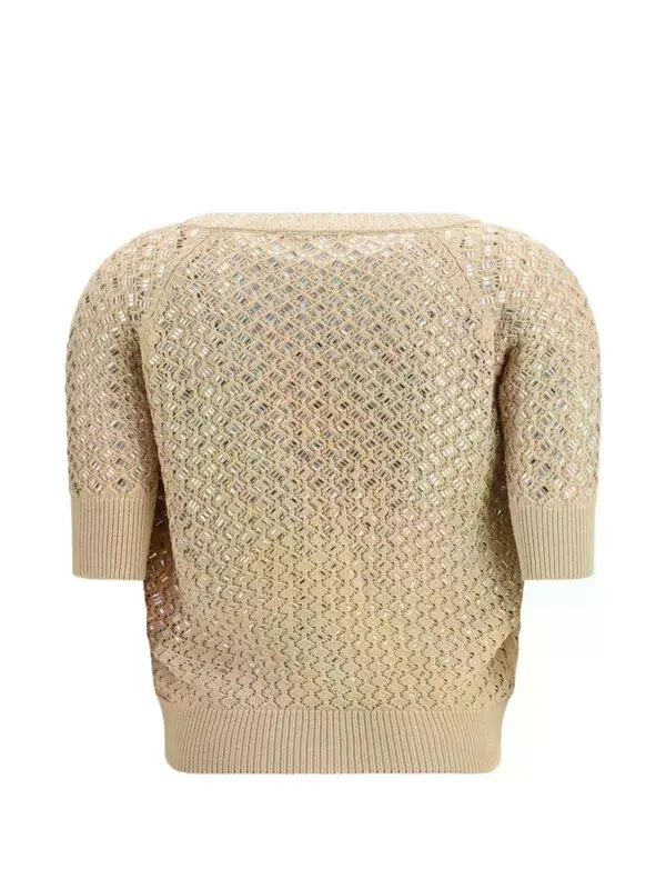 Ermanno Scervino Short-sleeve Knit Cardigan