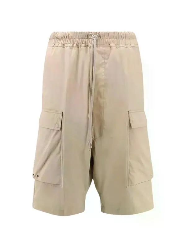 Rick Owens Cargo-pockets Drawstring-waistband Shorts - Neutrals