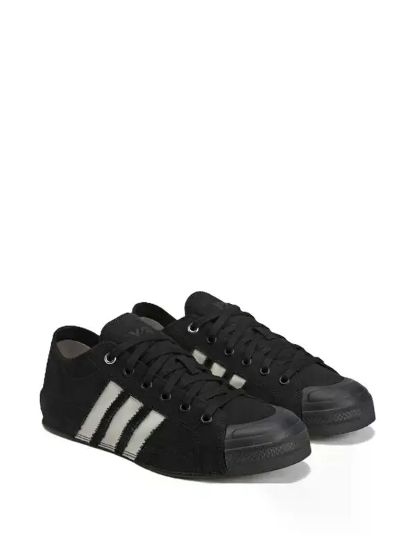 Y3 X Adidas Nissa Lo Stripe-detail Sneakers - Black