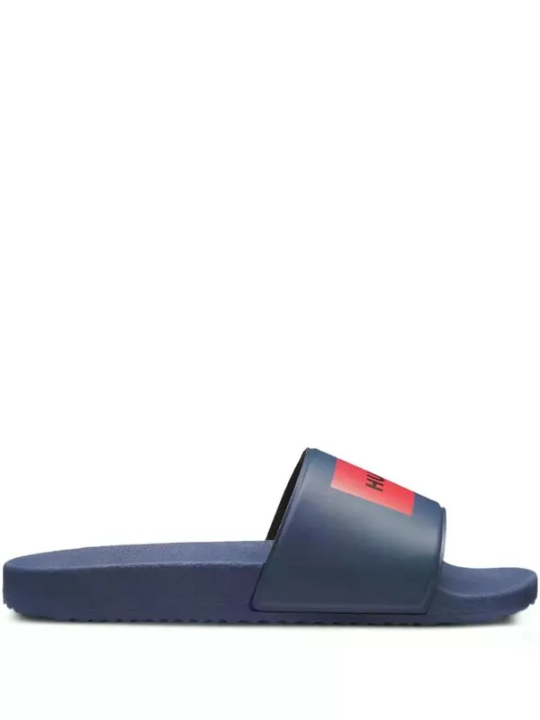 Hugo Timein Logo-detail Slides - Blue