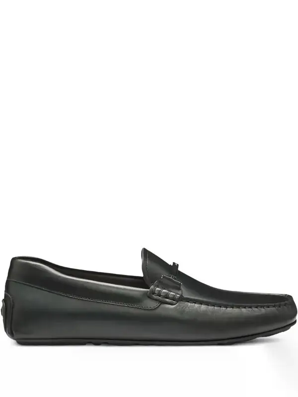 Hugo Noel Leather Loafers - Black