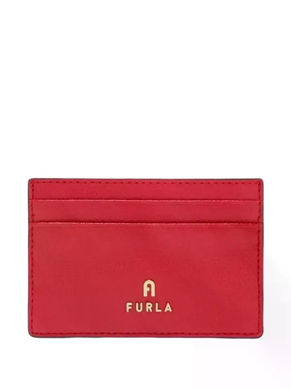 Furla Camelia Card Holder - Red