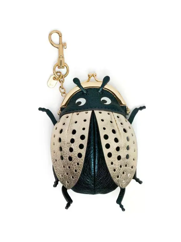 ANYA HINDMARCH Bug Coin-purse Charm - Blue