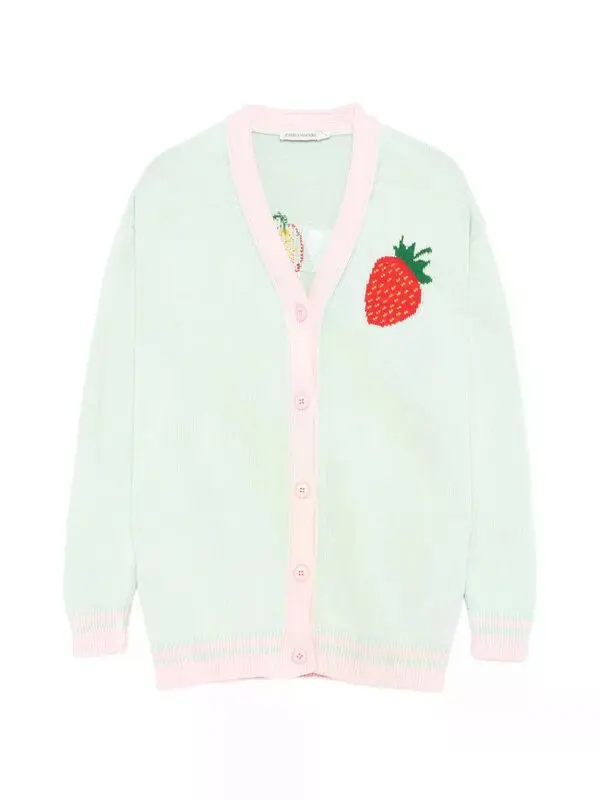 Joshua Sanders Strawberry Cardigan