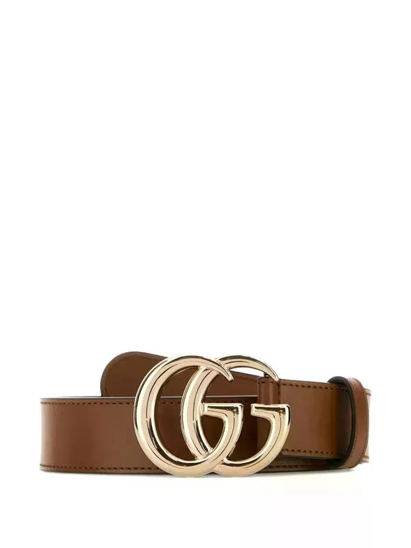 Gucci Gg Marmont Leather Belt - Brown