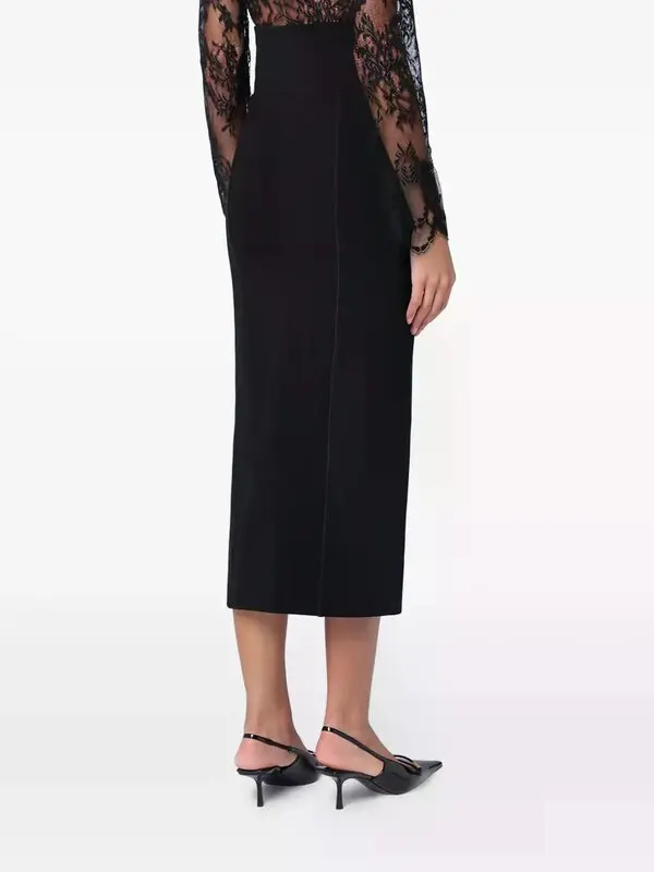 Erika Cavallini Long Skirt With Zip Fastening