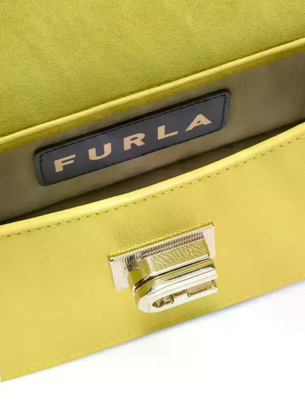Furla 1927 Grained Leather Shoulder Bag