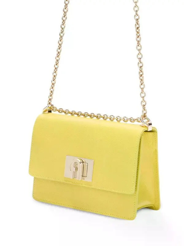 Furla 1927 Grained Leather Shoulder Bag