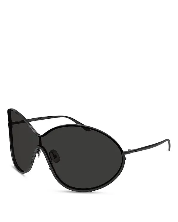 Alaïa 99mm Mask Sunglasses - Black