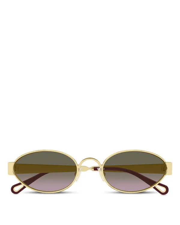 Chloé Oval Sunglasses, 54mm