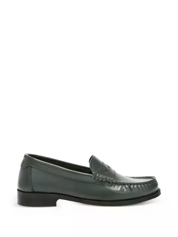 Furla College Leather Loafers