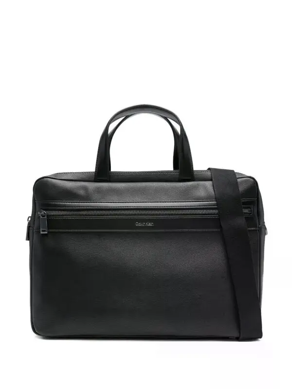 Calvin Klein Zip Commuter Briefcase - Black