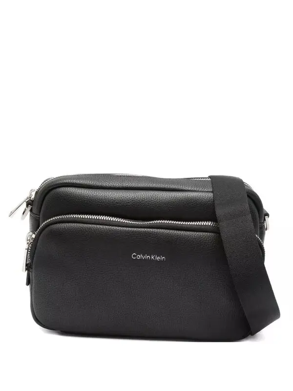 Calvin Klein Logo Cross Body Bag - Black