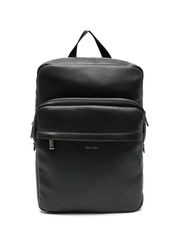 Calvin Klein Logo-detail Backpack - Black
