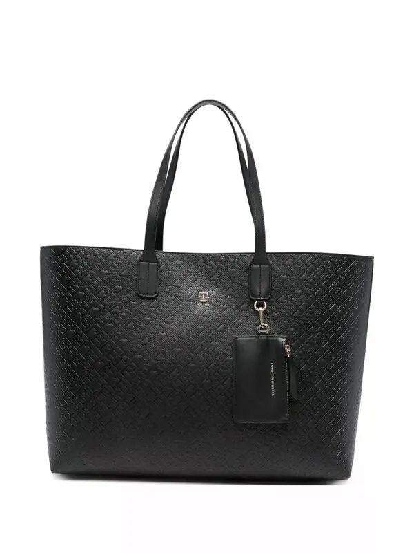 Tommy Hilfiger Embossed Logo Tote Bag