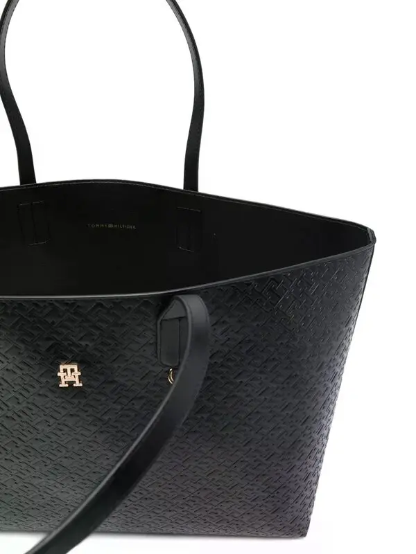 Tommy Hilfiger Embossed Logo Tote Bag