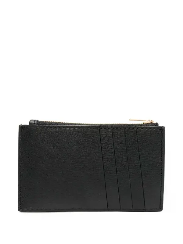 Calvin Klein Foil-logo Top-zip Card Holder