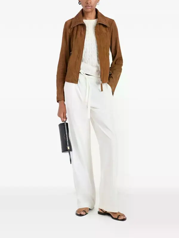 Proenza Schouler White Label Crinkled Tarin Zip Jacket