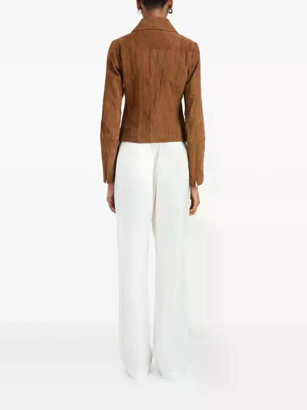 Proenza Schouler White Label Crinkled Tarin Zip Jacket