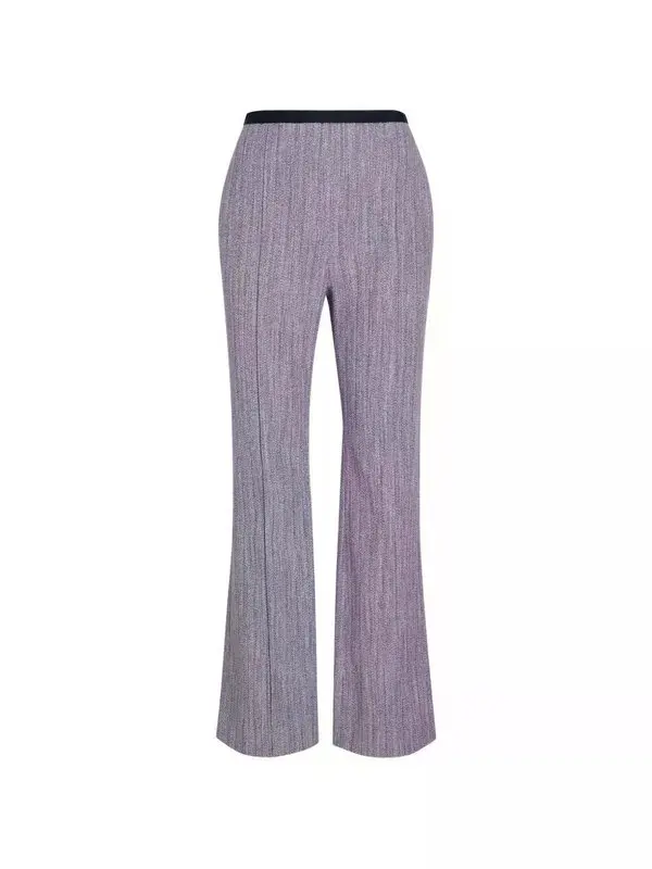 Proenza Schouler Lorenza Flared Trousers - Purple