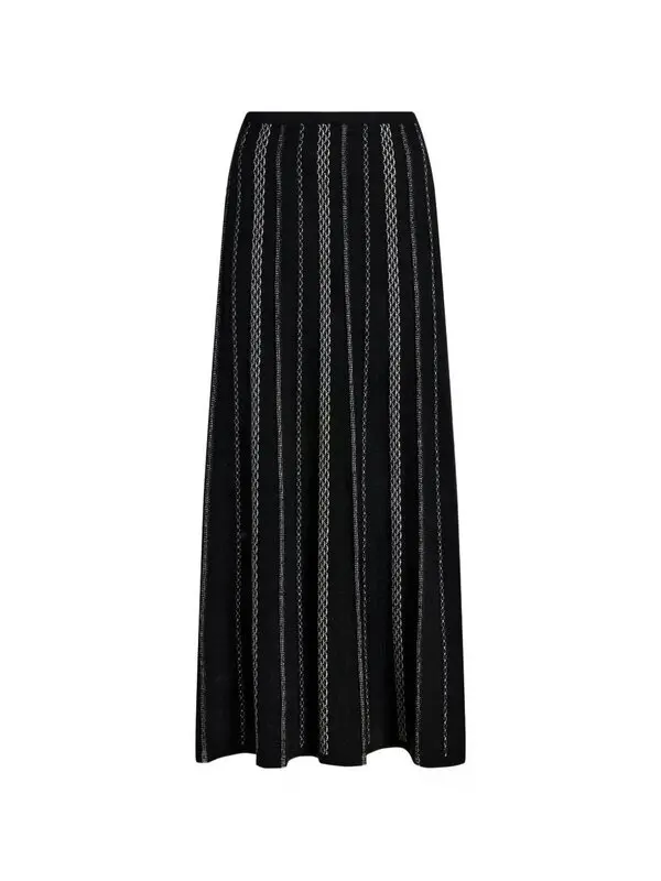 Proenza Schouler White Label Textured Maxi Skirt - Black