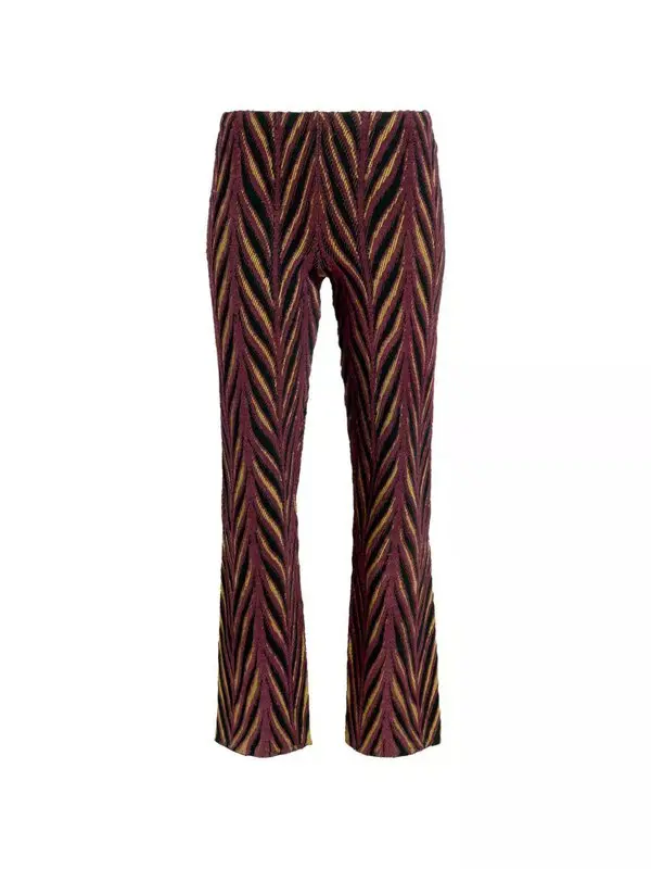 Proenza Schouler Amelia Jacquard Trousers - Red