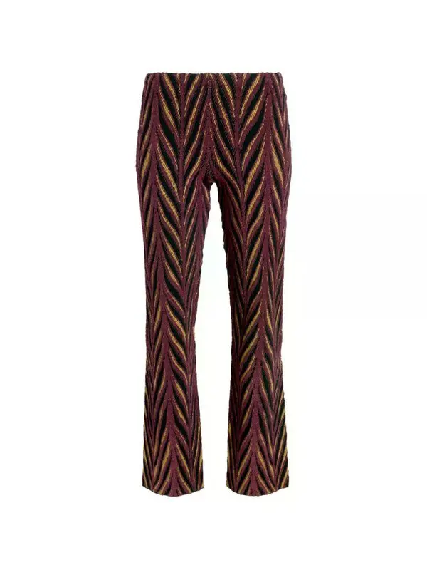 Proenza Schouler Amelia Jacquard Trousers - Red
