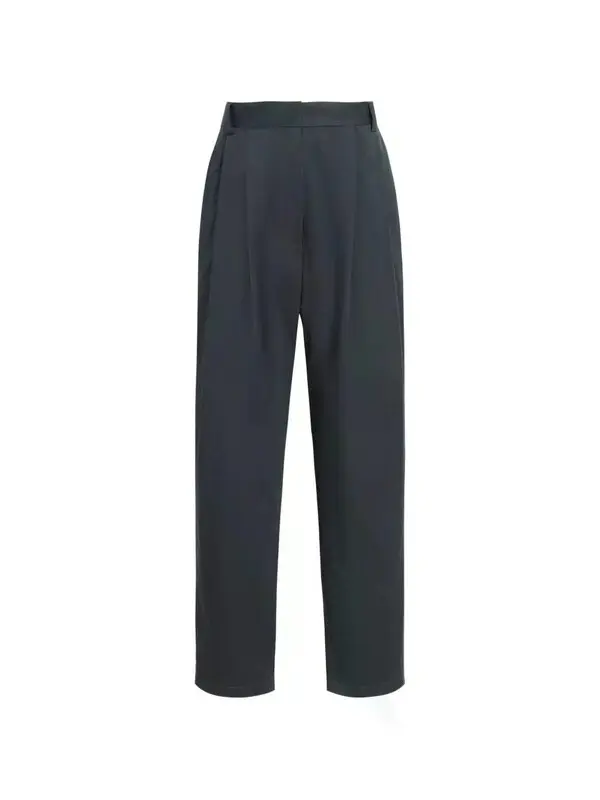 Proenza Schouler White Label Taya Pleated Trousers - Black