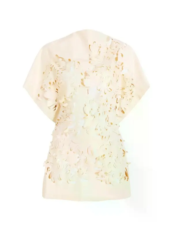 Proenza Schouler Dima Laser-cut Top - Neutrals