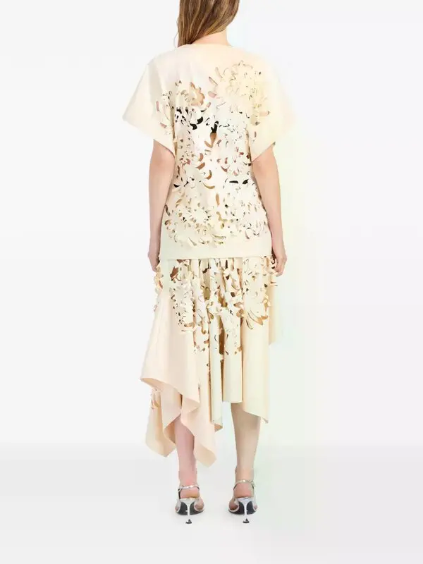 Proenza Schouler Dima Laser-cut Top - Neutrals