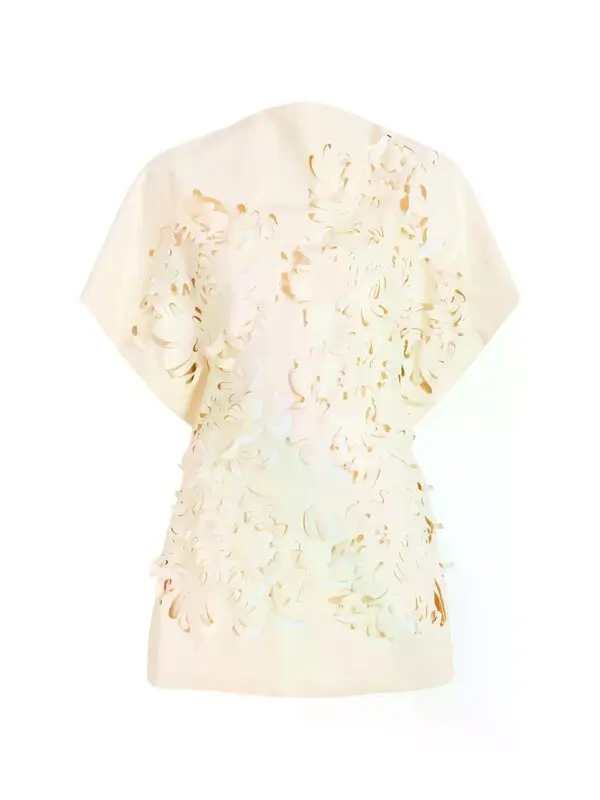 Proenza Schouler Dima Laser-cut Top - Neutrals