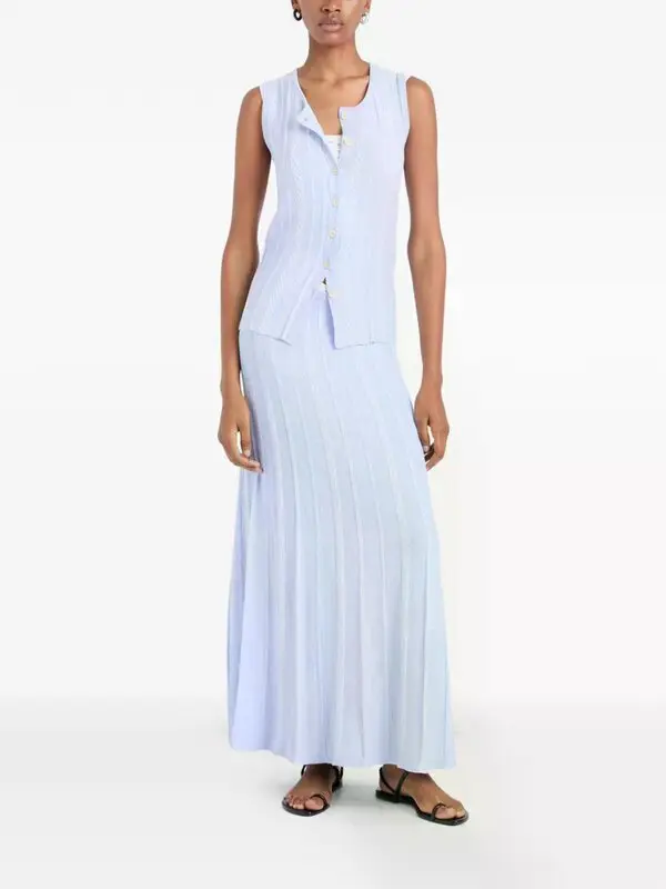 Proenza Schouler White Label Textured Knit Maxi Skirt
