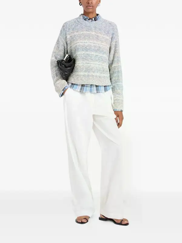 Proenza Schouler White Label Ivara Striped Sweater - Blue