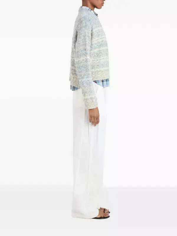 Proenza Schouler White Label Ivara Striped Sweater - Blue