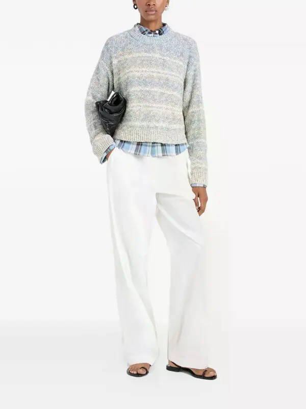 Proenza Schouler White Label Ivara Striped Sweater - Blue