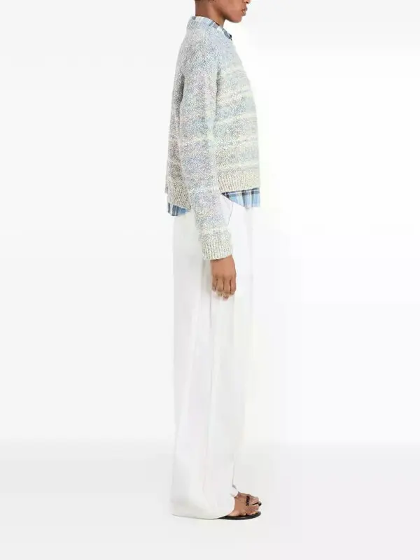 Proenza Schouler White Label Ivara Striped Sweater - Blue