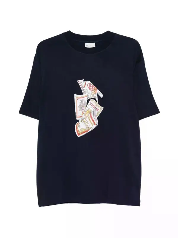 Drole De Monsieur Rum Labels T-shirt